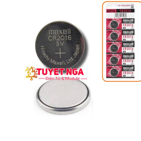 Pin Cmos Cr2016 Maxcell 3v ĐiỆn TỬ TuyẾt Nga