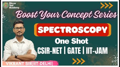 BYC SERIES SPECTROSCOPY ONE SHOT REVISION CSIR NET GATE IIT JAM YouTube