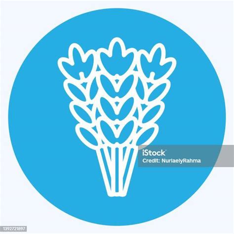 아이콘 밀 정원 기호에 적합합니다 파란 눈 스타일 편집 가능한 간단한 디자인 디자인 템플릿 벡터 간단한 기호 그림 가득 찬에 대한 스톡 벡터 아트 및 기타 이미지 Istock