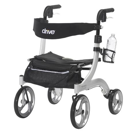 Buy Drive Medical Heavy Duty Nitro Euro Style Walker Rollator Black
