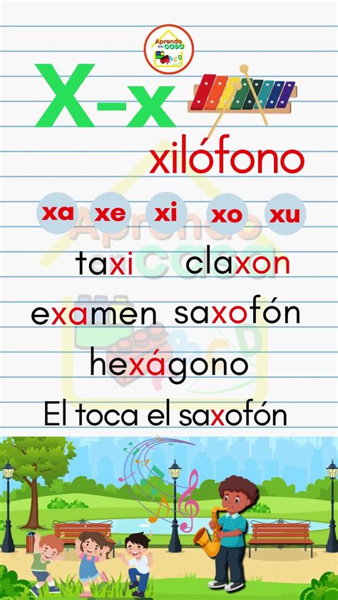 Vocabulario De La Letra X 3 Palabras En Ingles Con Cada Letra Del
