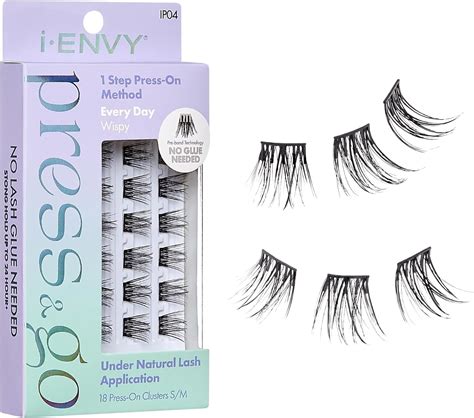 I Envy Pressandgo Self Adhesive Eyelashes And Applicator Kit