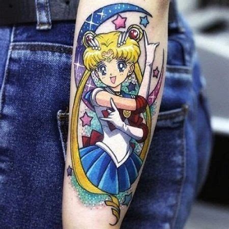 Pin By Merves Pins And Photos On Anime Tattoos Sailor Moon Tattoo