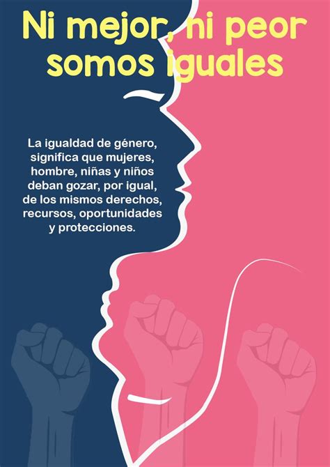Carteles De La Igualdad De Genero