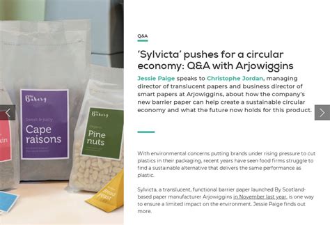 ‘sylvicta Pushes For A Circular Economy Qanda With Arjowiggins Inside Packaging Issue 57