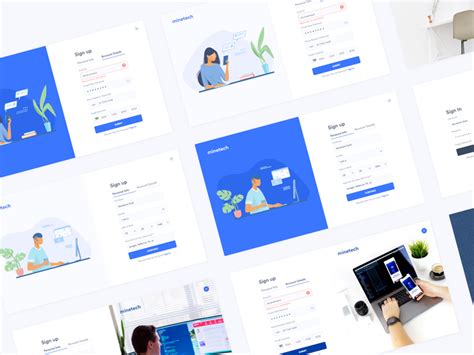 Sign Up Onboarding Free UI Kit For Adobe XD Uistore Design