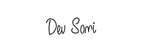 76 Dev Soni Name Signature Style Ideas Latest Esignature