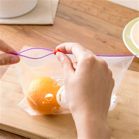 10 шт пакет для продуктов с молнией ЗИП Лок многоразовые свежие мешки на молнии замораживание