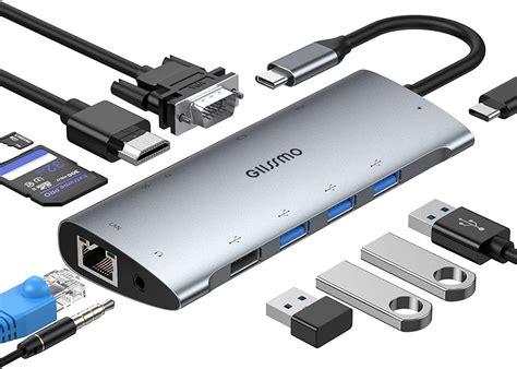 Mua Giissmo Usb C Hub 11 In 1 Type C Hub Chip Update Multi Display