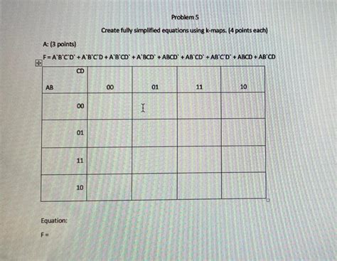 Solved Problem Create Fully Simplified Equations Using Chegg