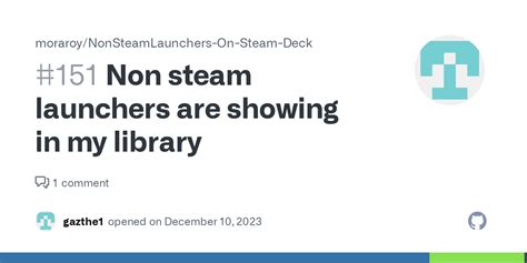 Non Steam Launchers Are Showing In My Library · Issue 151 · Moraroy