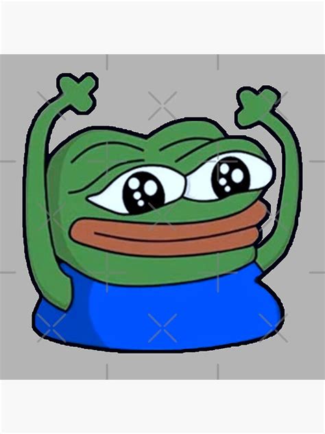 Pepe Meme Peepo Happy Art Print For Sale By Kxwee Redbubble