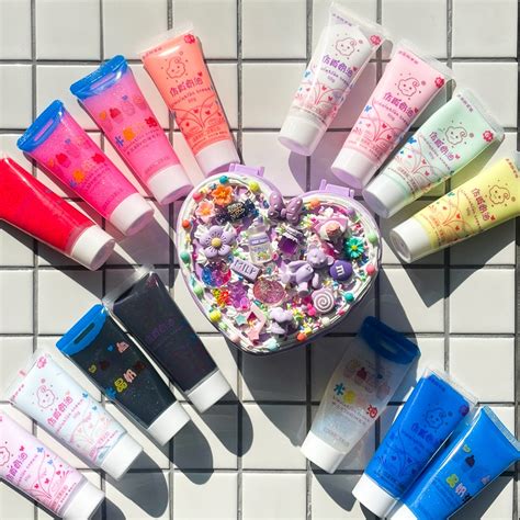 데코덴 생크림 본드 데코 탑꾸 크림 15color 폰꾸 Diy 재료 탑로더 폰케이스 핸드폰 케이스 꾸미기 만들기