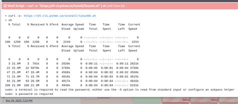 Postman Install Pipeline Script Fails To Run In Jenkins On Linux Server