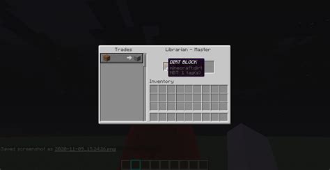 Minecraft Java Edition Minecraft Commands Issue With Villager Trading