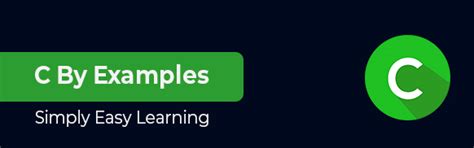learn c by examples tutorial