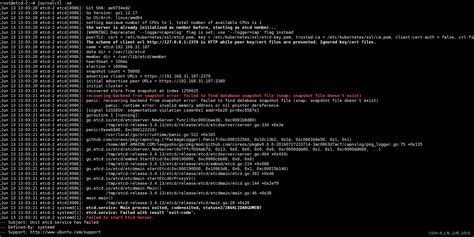 Etcd故障排除 Recovering Backend From Snapshot Error Failed To Find