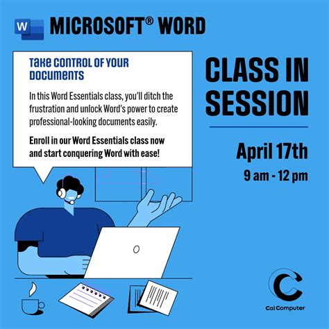 California Computer Schools Inc On Linkedin Word Essentials Class Is On Wednesday April 17th