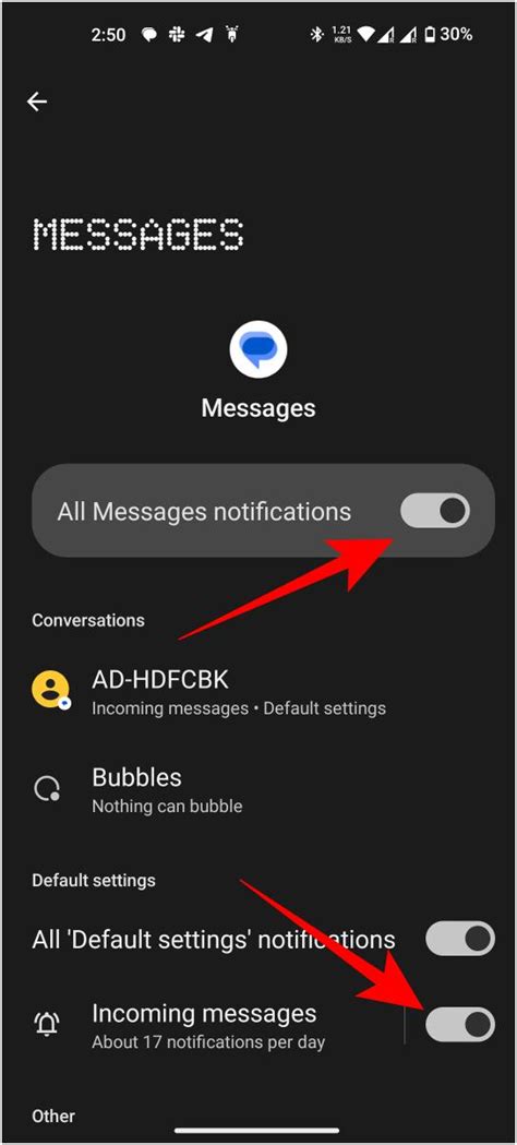 Ways To Fix Text Message Notifications Not Working On Android TechWiser