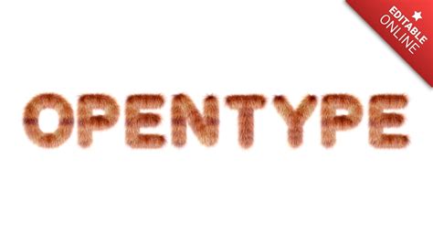 Opentype Text Style Effects Generator