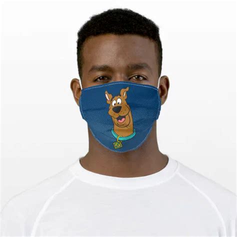 Scooby Doo Ruh Roh Adult Cloth Face Mask Zazzle