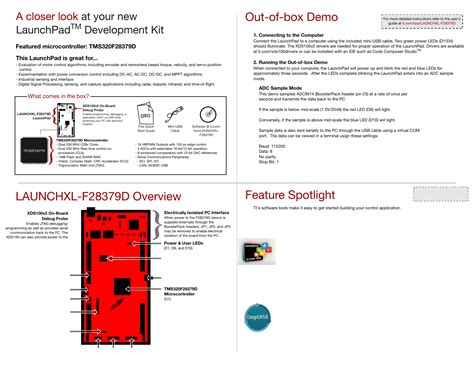 Tms320f28379d Launchpad Quick Start Guide Datasheet By Texas Instruments Digi Key Electronics