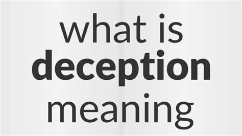 The Biblical Significance Of Deception Unmasking The True Meaning