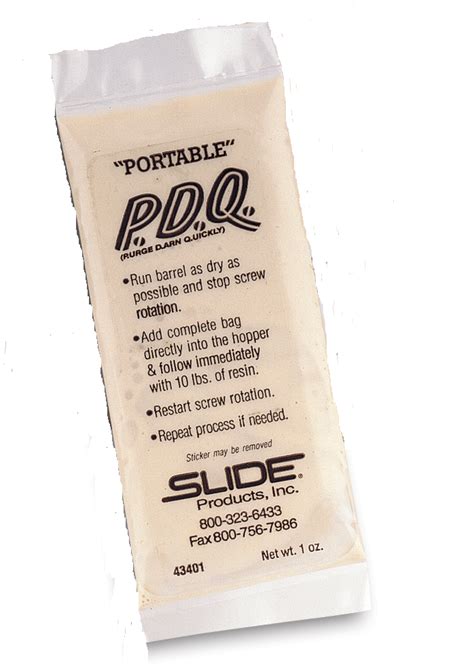 Portable Pdq Purging Compound 50 Bagscase 43401 Slide Thermal Tech