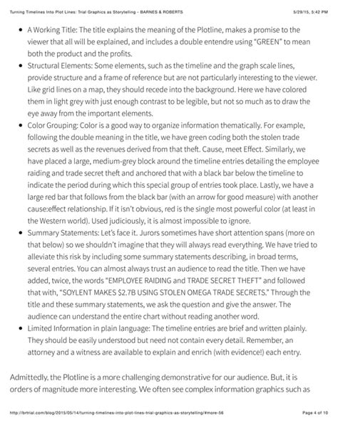 Turning Timelines Into Plot Lines Trial Graphics As Storytelling