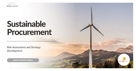 Sustainable Procurement Risk Assessment And Strategy Development