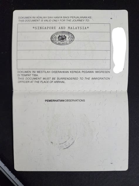 Malaysian Emergency Passport Rpassportporn
