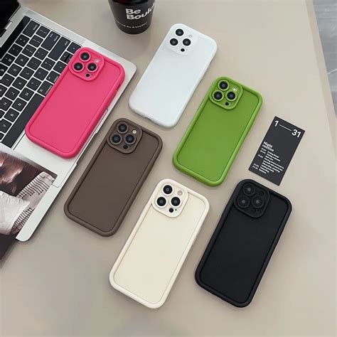 Luxury Soft Liquid Silicone Case For Iphone Shockproof