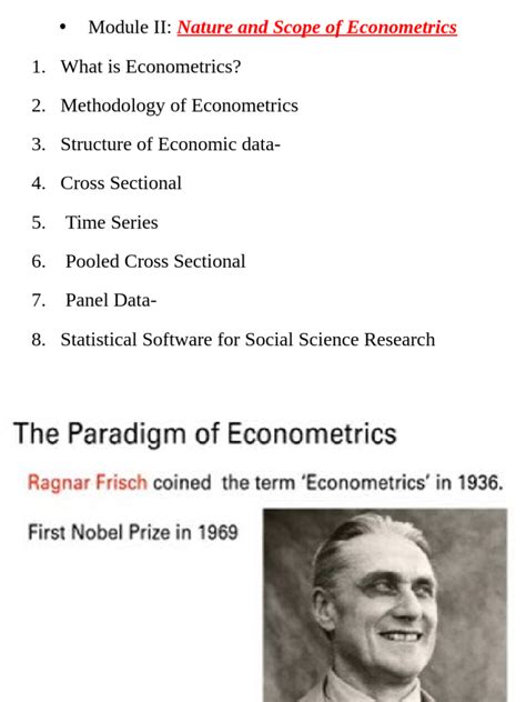 Module 2 Econometrics Final For Class Pdf Econometrics Statistics