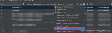 Idea怎么使用【undo Commit】idea Undo Commit Csdn博客