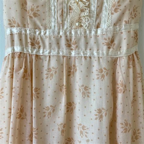 Vintage 70s Gunne Sax Dress By Jessica Mcclintock Floral Print Dress