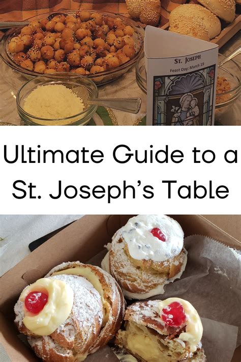 St Joseph Table Feast Day Decorations And Recipes