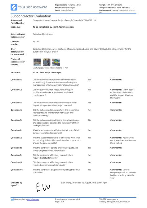 Subcontractor Performance Assessment And Management Best Practices
