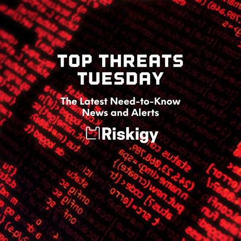 Riskigy Cybersecurity And Tech Advisors On Linkedin Top Threats Tuesday