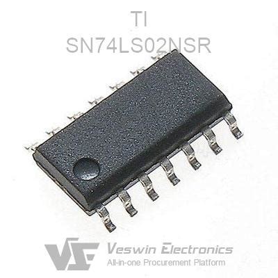 SN74LS02NSR TI Other Logic ICs Veswin Electronics