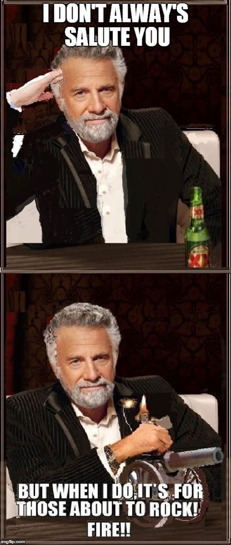 Salute Meme Template