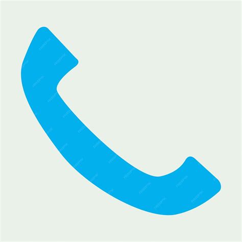 Premium Vector Flat Telephone Or Mobile Phone Symbol