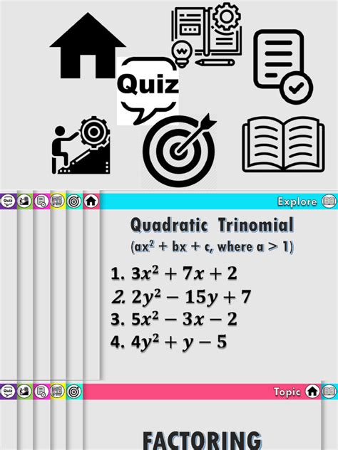 Factoring Quadratic Trinomial Part 2 Pdf Quadratic Equation Factorization Factoring Quadratic Trinomial Part 2 Pdf Quadratic Equation Factorization