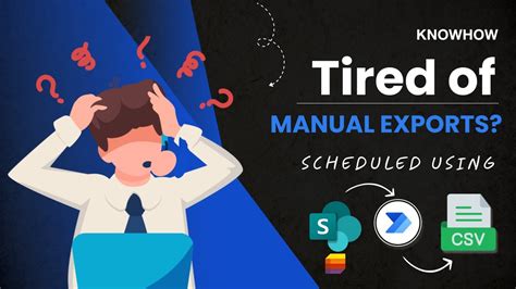 Automate Sharepoint List Export To Csv File In Minutes Step By Step Youtube