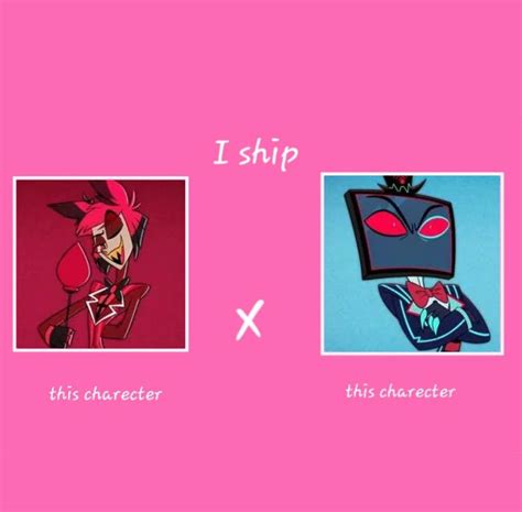 Ship Meme 67 Alastor X Vox By Biclownbatsy On Deviantart