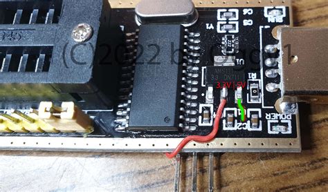 Ch341a Usb Programmer Auf 33v Und 5v Umrüsten Technik22de