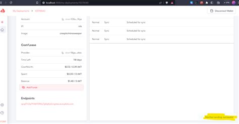 Deployment Details Indicates No Lease Because No Bids Accepted Even Though Deployment Is Fine
