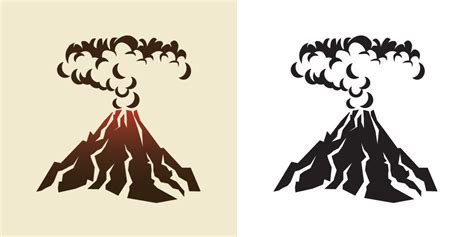 Volcano Vector Images Over 16 000