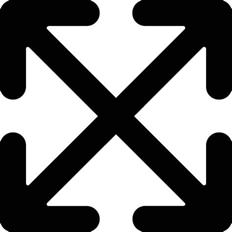 glyph resize button icon 38142896 vector art at vecteezy