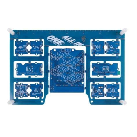 Grove Arduino Sensor Kit Set Of 10 Modules With Baseshield For