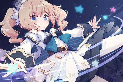 芭芭拉~ 插画pixiv原神同人二创 高清图片，堆糖，美图壁纸兴趣社区